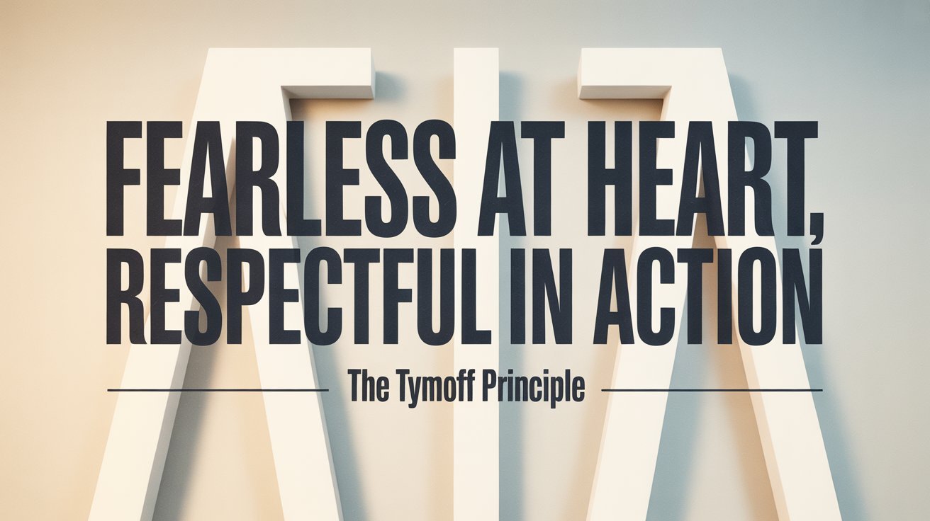 Fearless at Heart, Respectful in Action – The Tymoff Principle