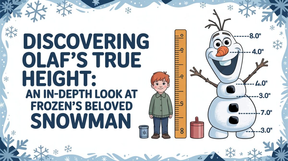 Discovering Olaf’s True Height: An In-Depth Look at Frozen’s Beloved ...