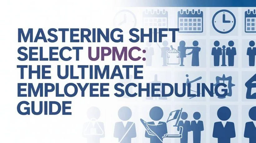 Mastering Shift Select UPMC: The Ultimate Employee Scheduling Guide